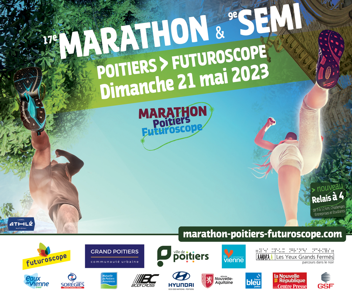 17ème édition Marathon Poitiers-Futuroscope le 21 mai 2023 - Idées Weekend